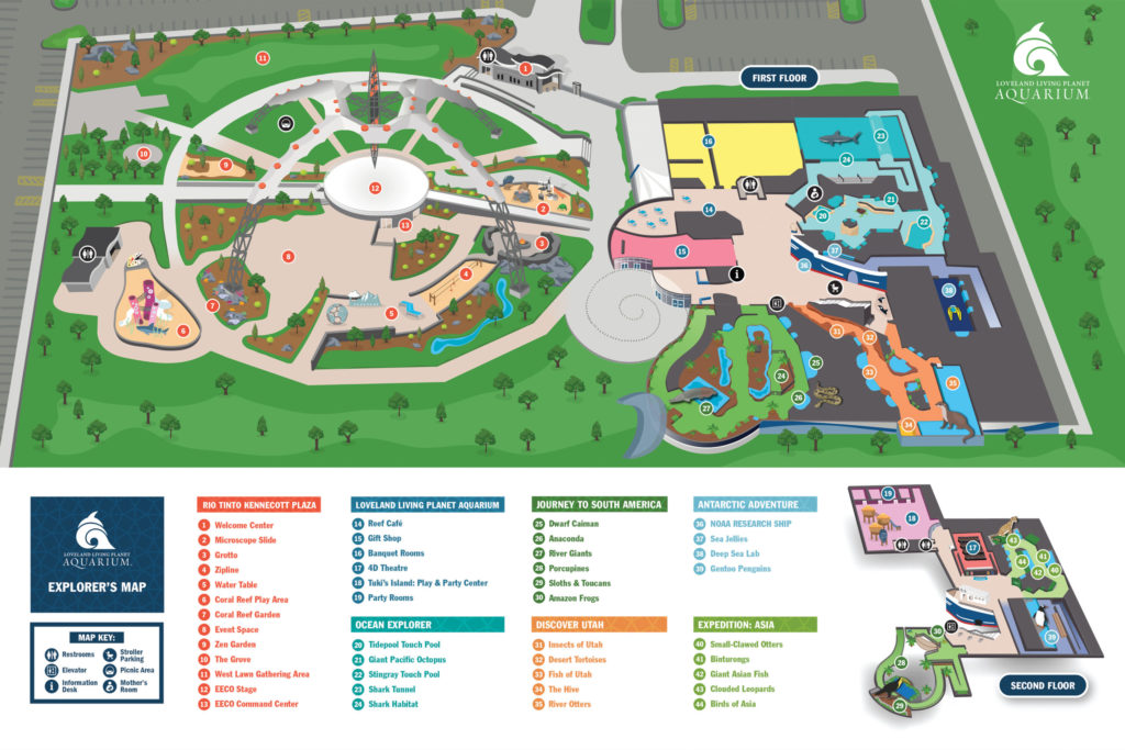 Map | Loveland Living Planet Aquarium